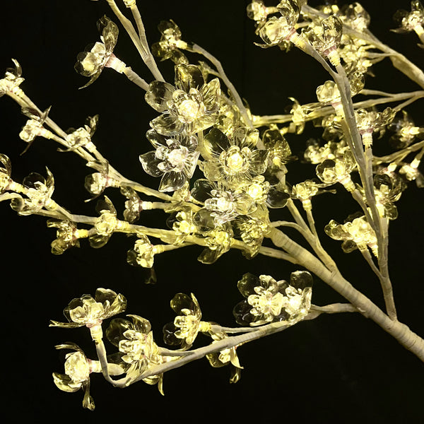 6' 72inch Artificial Acrylic Cherry LED Tree (Warm Light) – Bright Baum ...