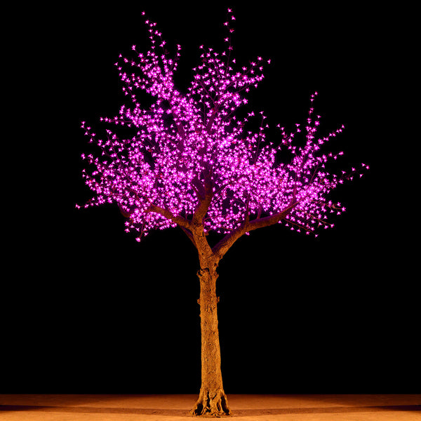 Bright Baum - 13 ft. Artificial Pink Cherry Blossom LED Tree – Bright ...