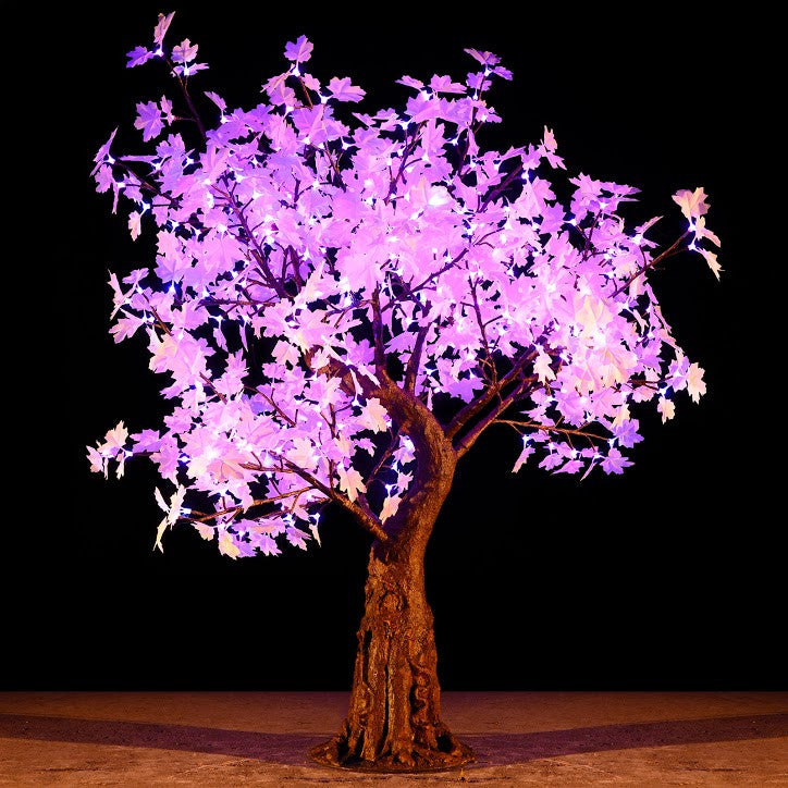Bright Baum Inc. - 4.8 ft. Color Changing LED Maple Tree