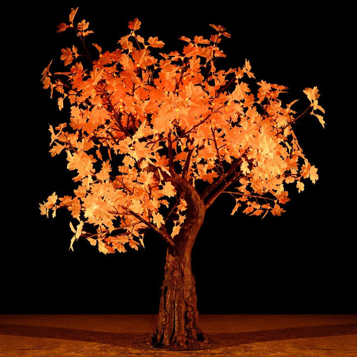 Bright Baum Inc. - 4.8 ft. Color Changing LED Maple Tree